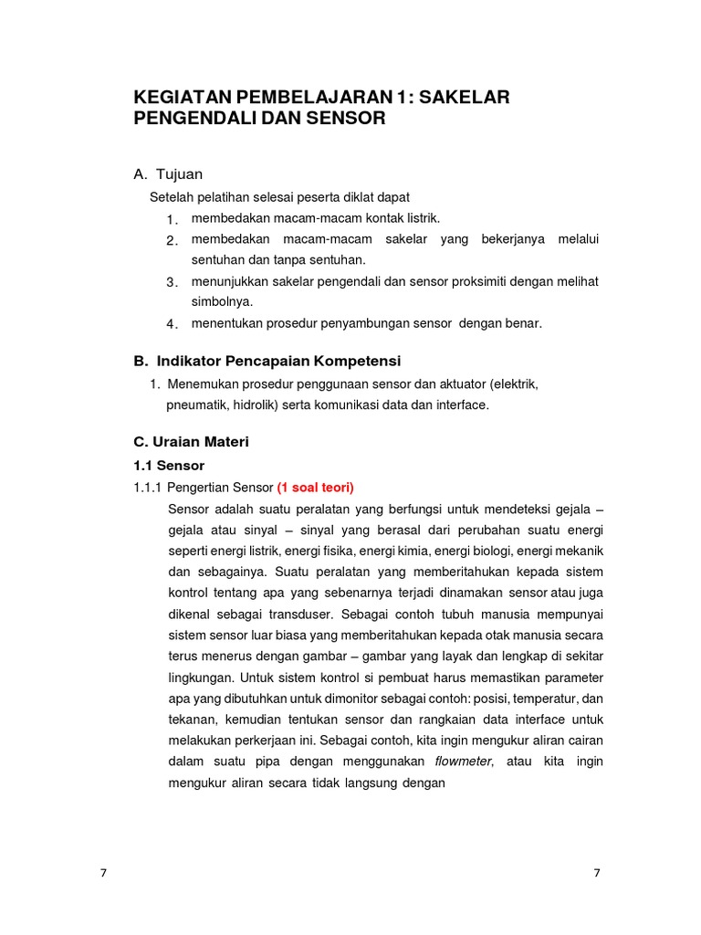 Simbol Sensor Induktif dan Pengendali | PDF