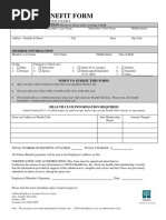 HCF Gym Membership Claim Form | PDF | Physical Therapy | Health Sciences