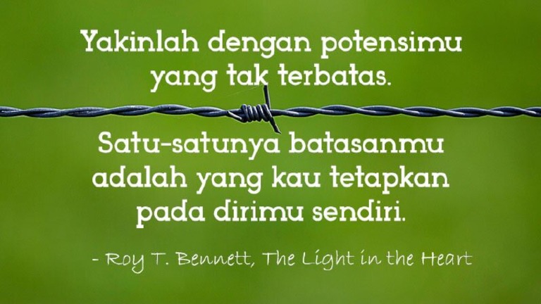 Insp 09 - Kumpulan Kata Kata Motivasi Hidup - Roy T Bennett - 800x450 ...