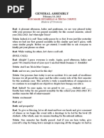 Induction Ceremony Emcee Script | PDF | Medicine