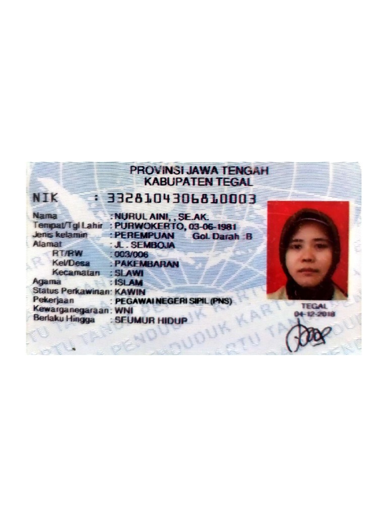 KTP Nurul Aini | PDF