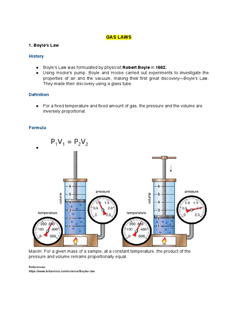 Gas Laws | PDF | Gases | Reynolds Number