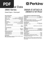 Perkins 1300 Technical Data | PDF | Turbocharger | Engines
