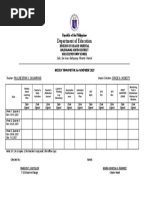 Learner's Individual Record Card (Excel) | PDF | Learning | Cognition