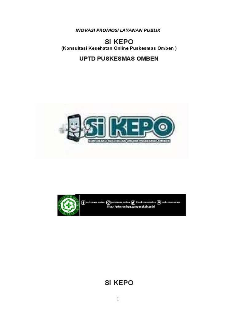 Inovasi Si Kepo | PDF | Ilmu Sosial
