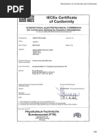 Model 3051C ATEX Certificate Update | PDF | Occupational Safety And ...