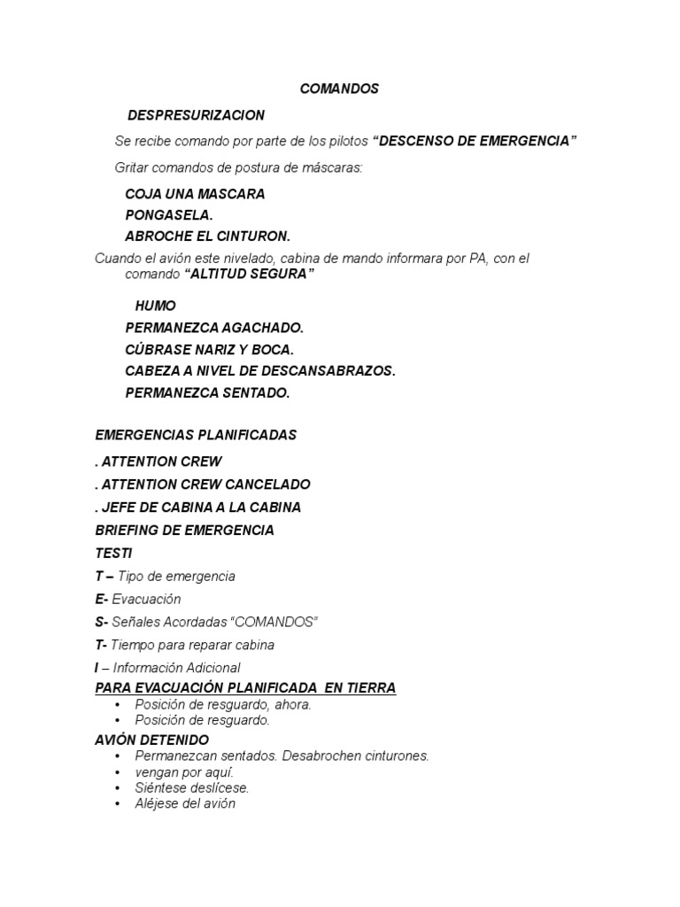 COMANDOS | PDF | Aviación | Aeronave