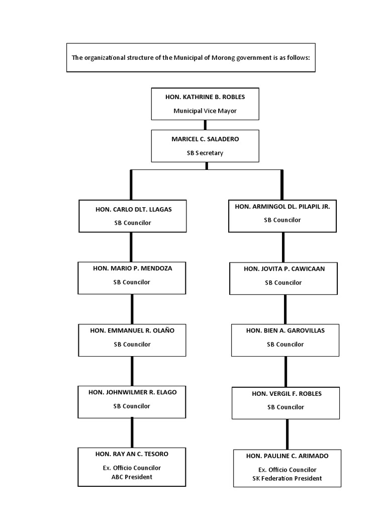 Organizational Stracture Chart Baras | PDF