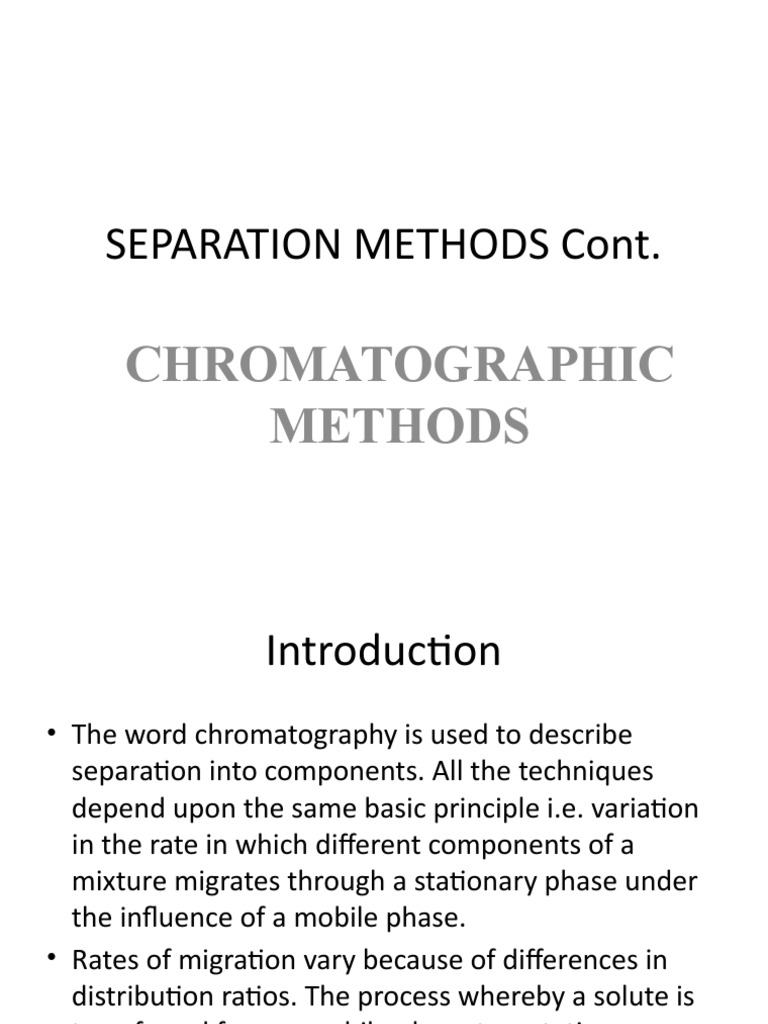 Chromatographic Methods | PDF | Chromatography | Gas Chromatography