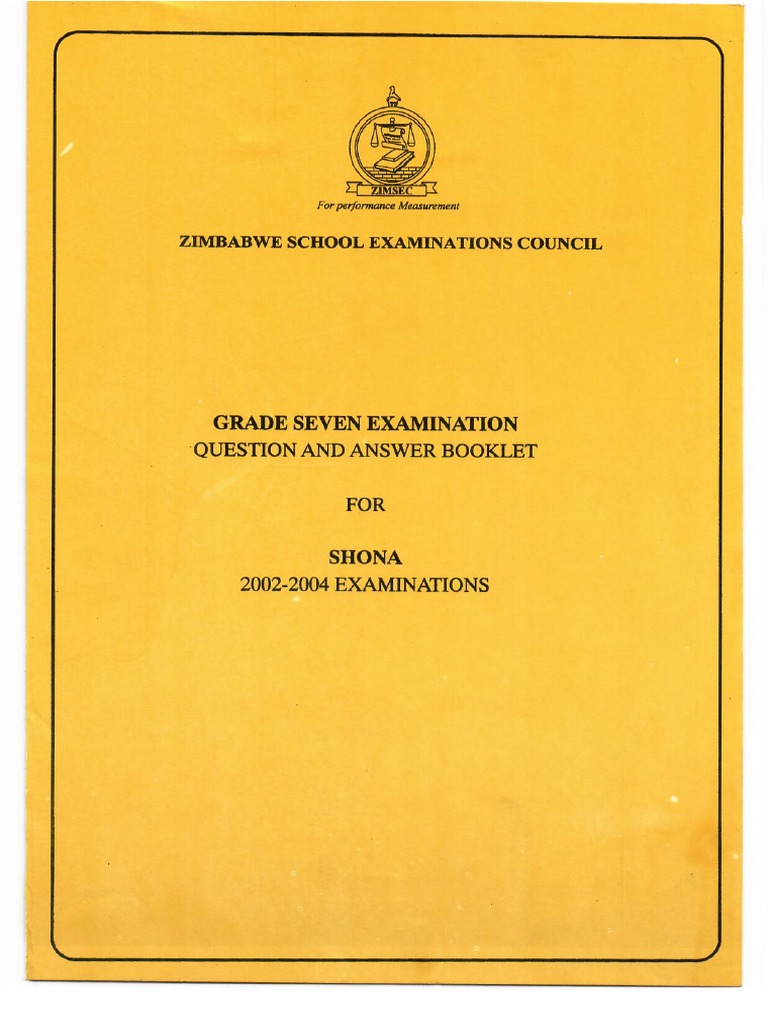 Zimsec Grade Seven | PDF Zimsec Grade Seven | PDF