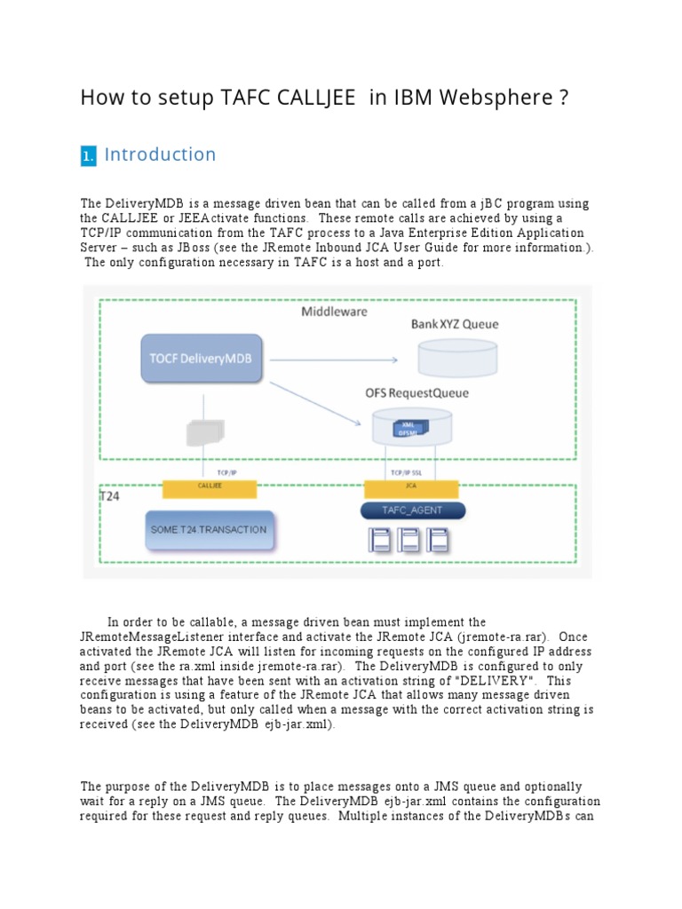 How To Setup Tafc Calljee Pdf Port Computer Networking Network Architecture 