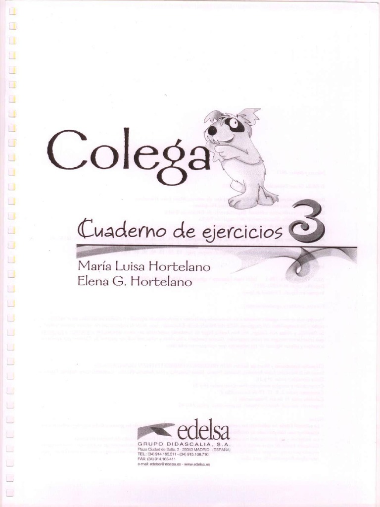 Colega 3 Cuaderno de Ejercicios | PDF