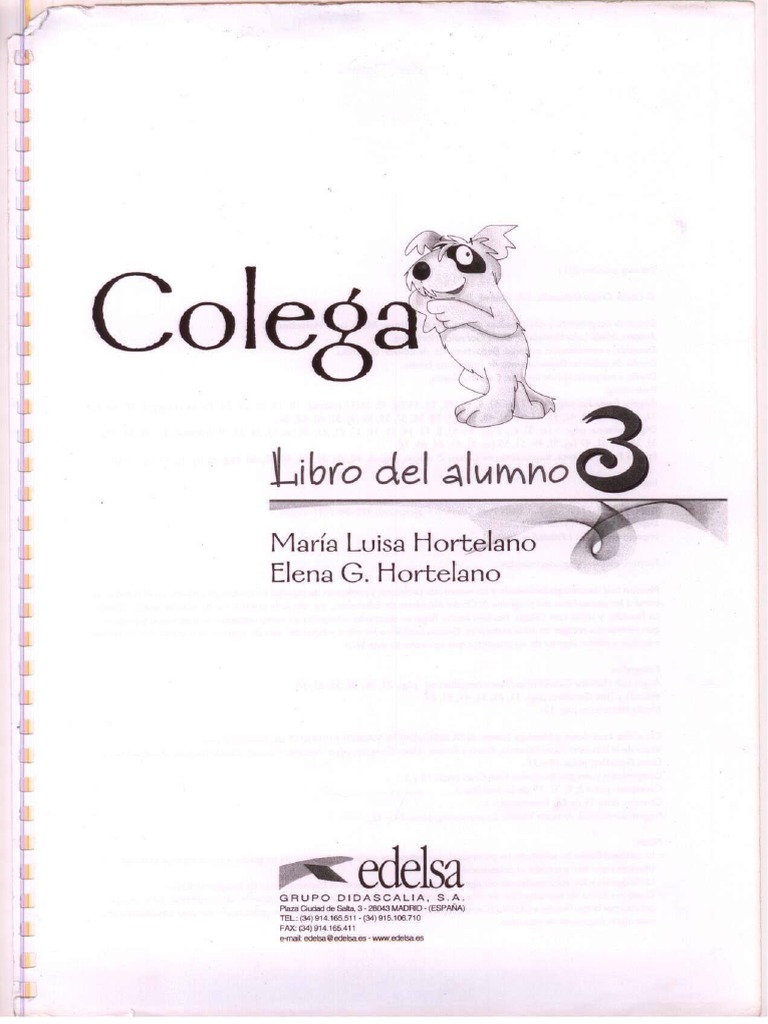 Colega 3 Libro Del Alumno | PDF