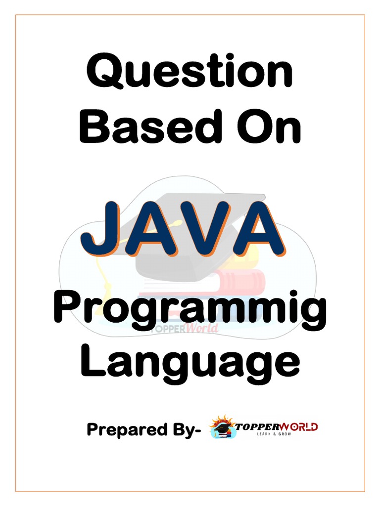 Java Questions Pdf Matrix Mathematics Constructor Object Oriented Programming