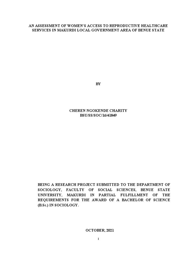 Factors Influencing Reproductive Health Among Women | PDF | Maternal ...