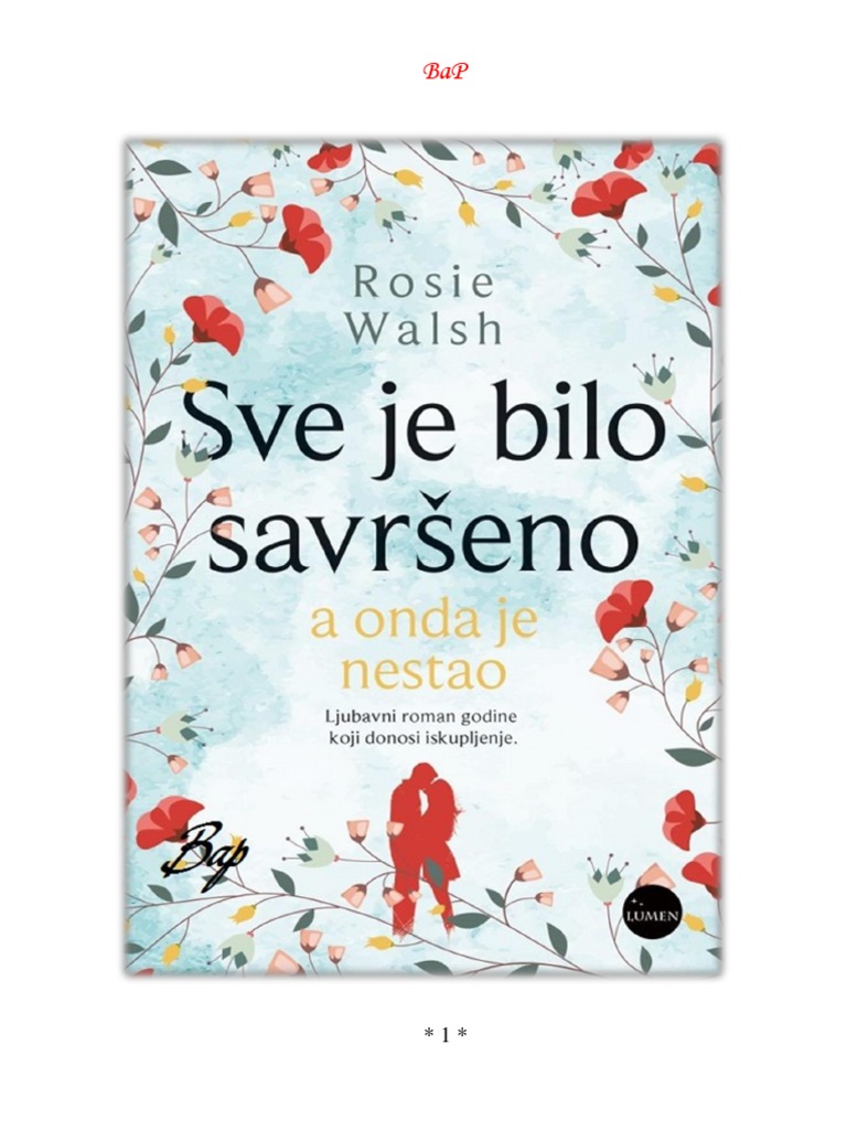 Rosie Walsh - Sve je bilo savršeno a onda je nestao | PDF