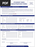 Learner EMIS Registration Form 2023 (1) | PDF | Identity Document ...