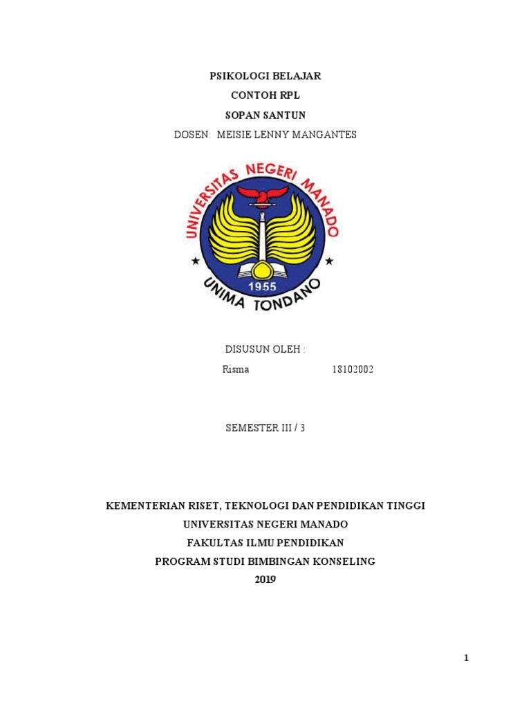Pentingnya Sopan Santun dalam Bimbingan | PDF | Karier & Perkembangan ...