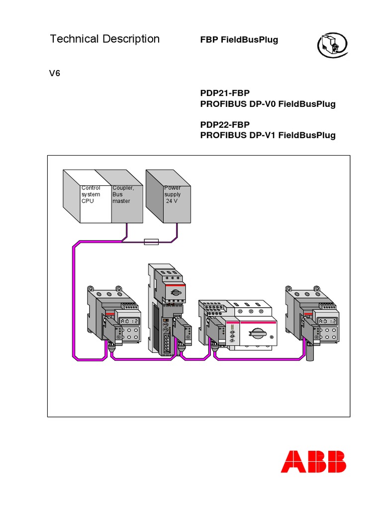FielBusPlug Profibus DP | PDF | Osi Model | Electrical Connector
