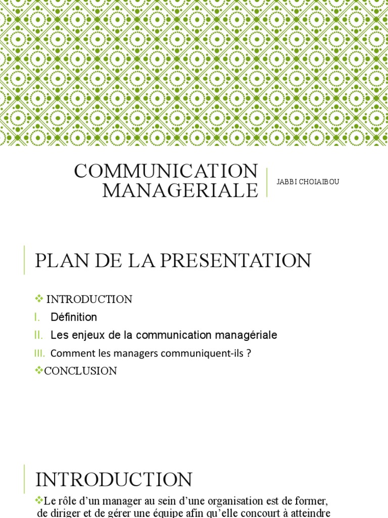 Communication Manageriale | PDF | la communication | Business