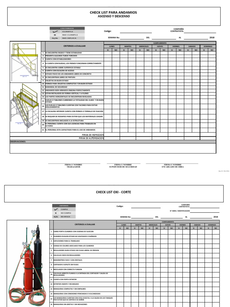 Check List Extintor - San Juan ASJ-SGSST-F-010 | PDF | Vehículos ...