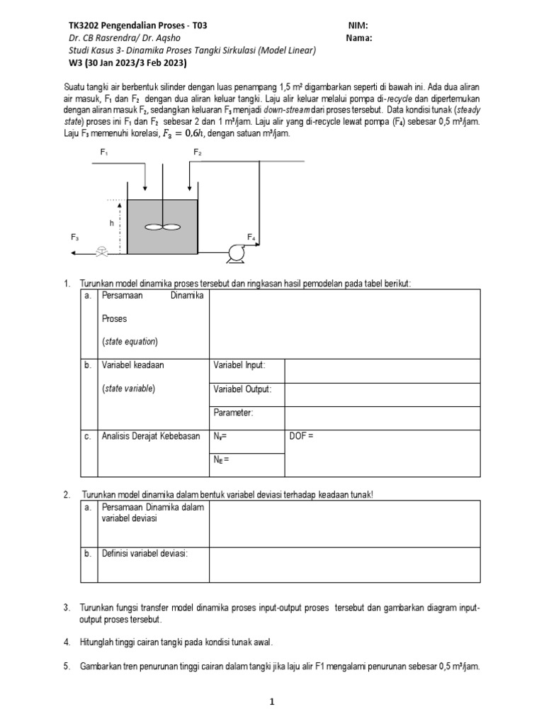 T03 - Tangki Sirkulasi 1 | PDF