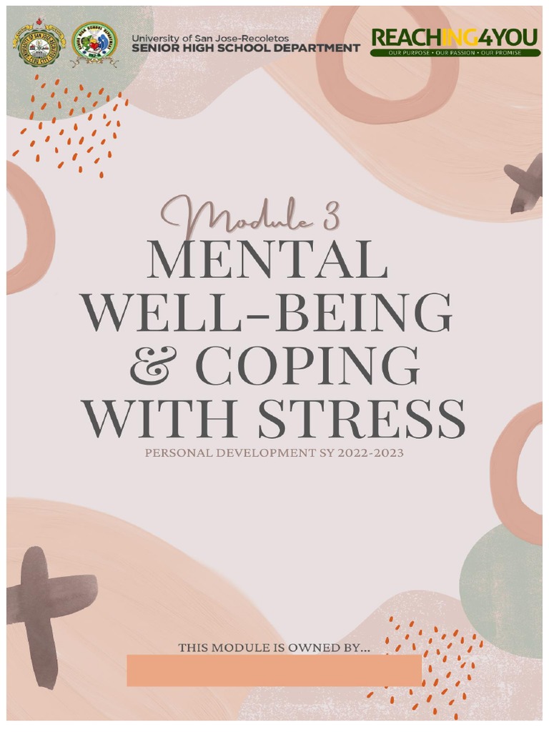 Mental Well-Being and Coping With Stress | PDF | Stress (Biology ...