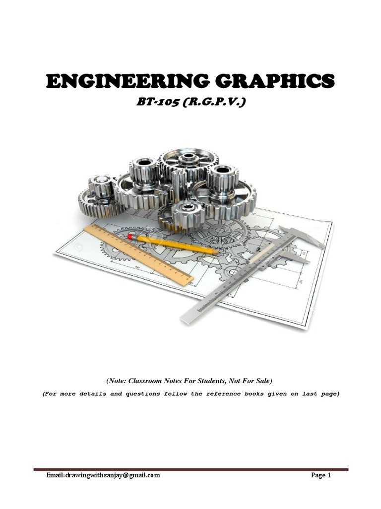 Engg Graphics Notes (1) | PDF | Ellipse | Geometric Shapes