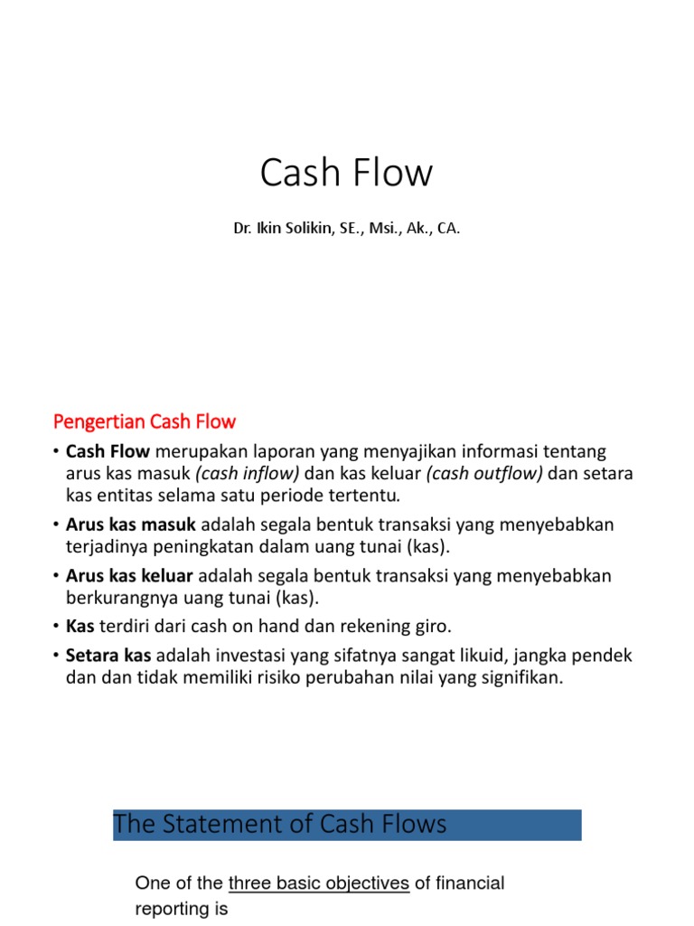 Cash Flow | PDF | Pengelolaan Keuangan & Uang | Hukum