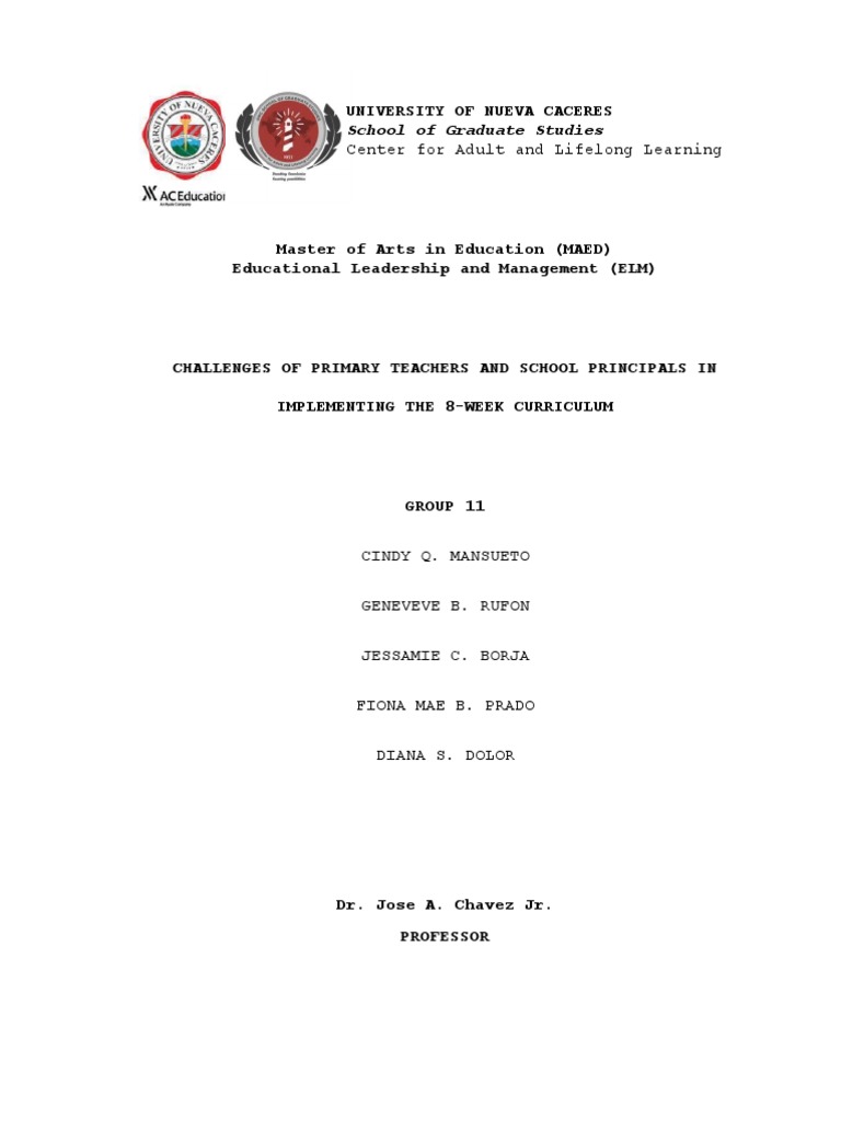 Group 11 Probe Output | Download Free PDF | Teachers | Sampling (Statistics)