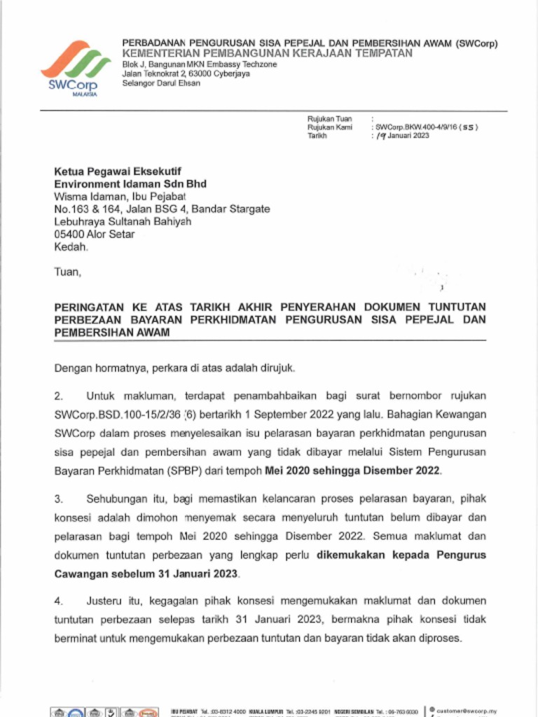 Surat Peringatan | PDF