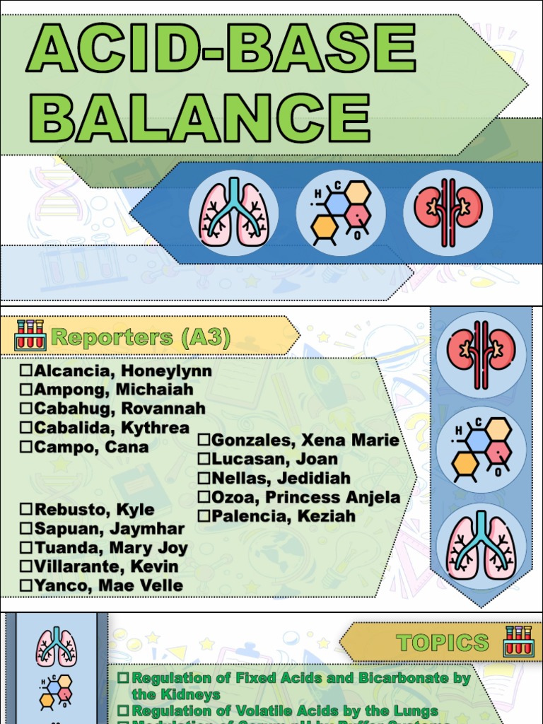 Acid Base Balance | PDF | Intravenous Therapy | Buffer Solution