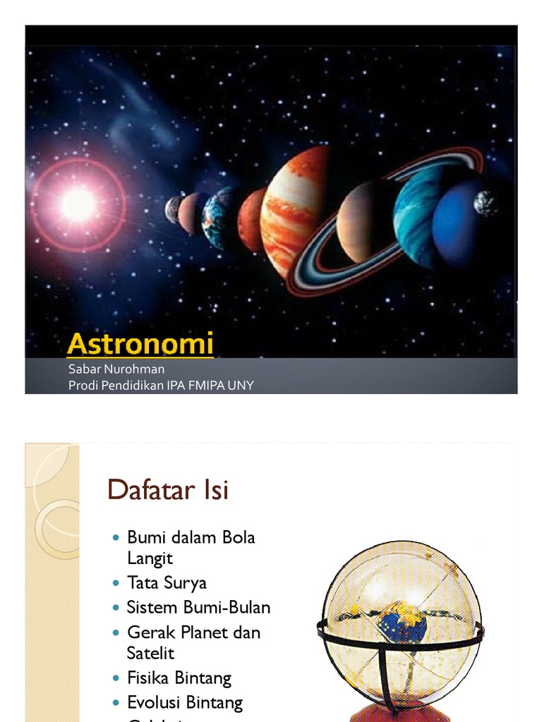 Bumi dan Bola Langit dalam Astronomi | PDF | Sains & Matematika | Sejarah