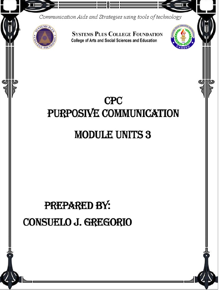 CPC - Fordamidterms | Download Free PDF | Communication | Mass Media
