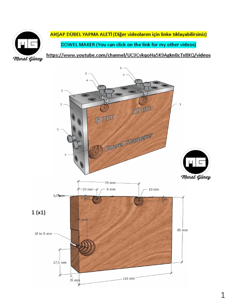 Dowel Maker PDF | PDF