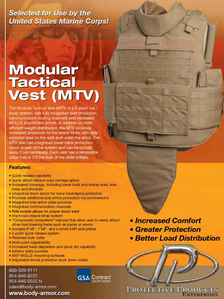 USMC Modular Tactical Vest Overview | PDF | Home & Garden