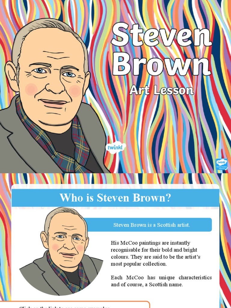 Steven Brown Art Lesson PowerPoint | PDF