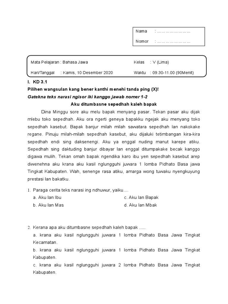 BHS Jawa KLS 5 | PDF