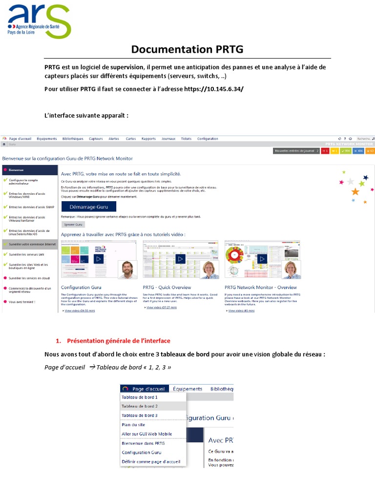 Documentation PRTG | PDF | Bibliothèque logicielle | Logiciel