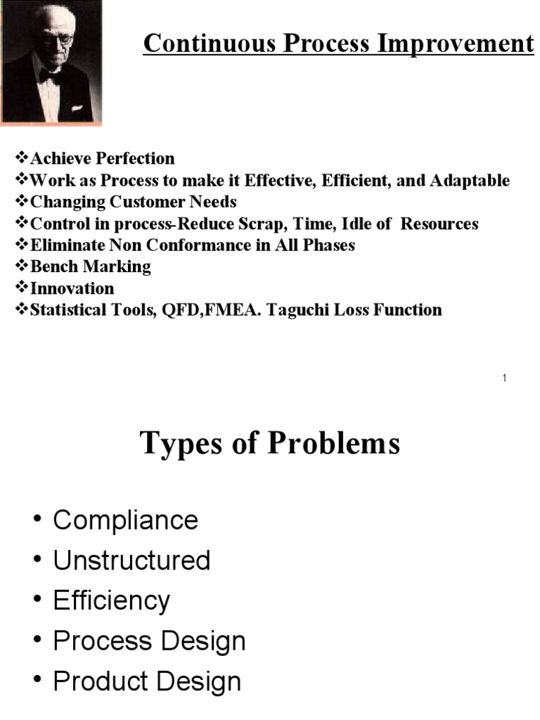 TQM - Continuous Process Improvement | PDF | Business | Business Process