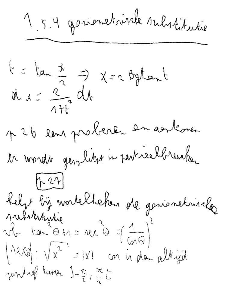 Wiskunde Notities | PDF