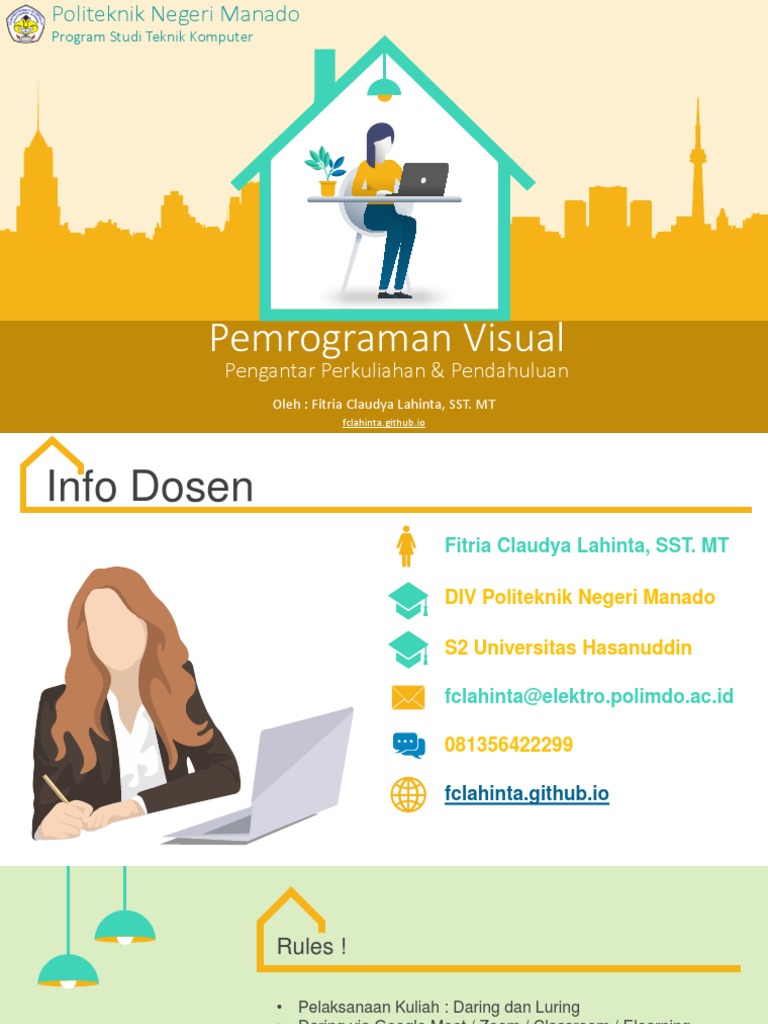 Panduan Kuliah Pemrograman Visual | PDF