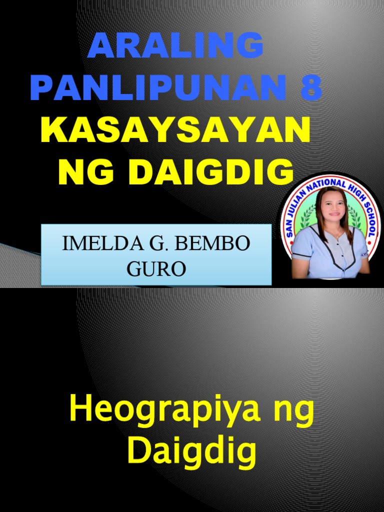 1 Heograpiya NG Daigdig | PDF
