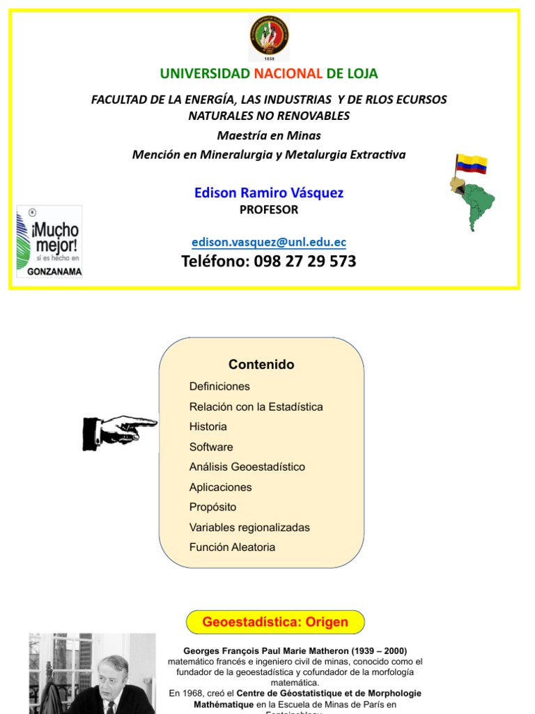 2 GeoEsta FUNDAMENTOS | PDF | Mínimos cuadrados ordinarios | Regresión ...