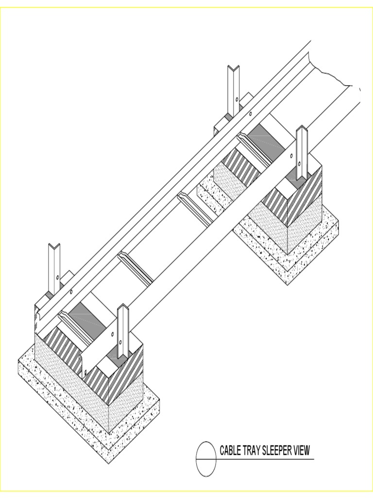 Cable Tray Sleeper Design Guide | PDF | Length | Building Engineering