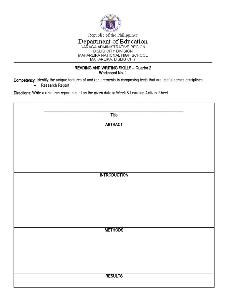 Performance Task - RWS - Week 5 8 | PDF | Cognitive Science | Cognition