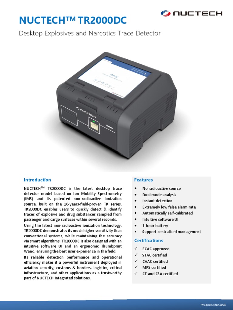 TR2000DC Leaflet (EU) V22.01 | PDF | Mass Spectrometry | Usb