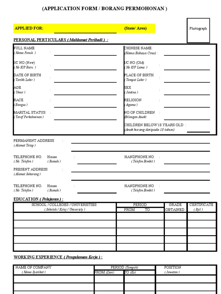 Merchandiser Application Form | PDF