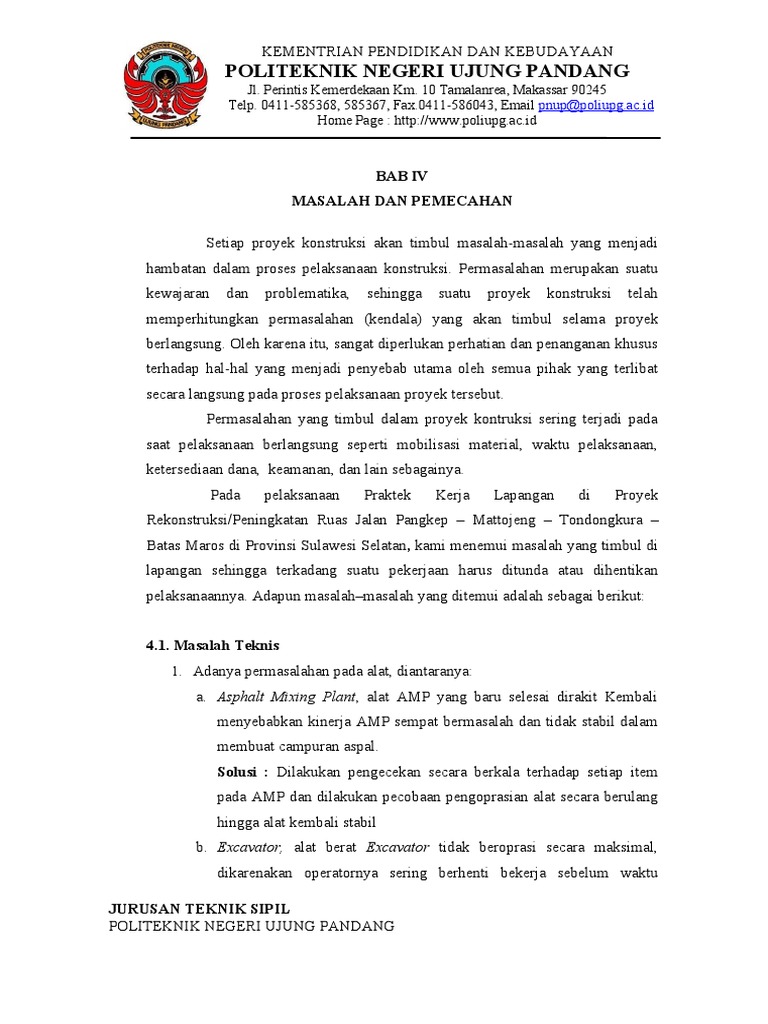 LAPORAN PKL Bab 4 Dan 5 Fixx | PDF