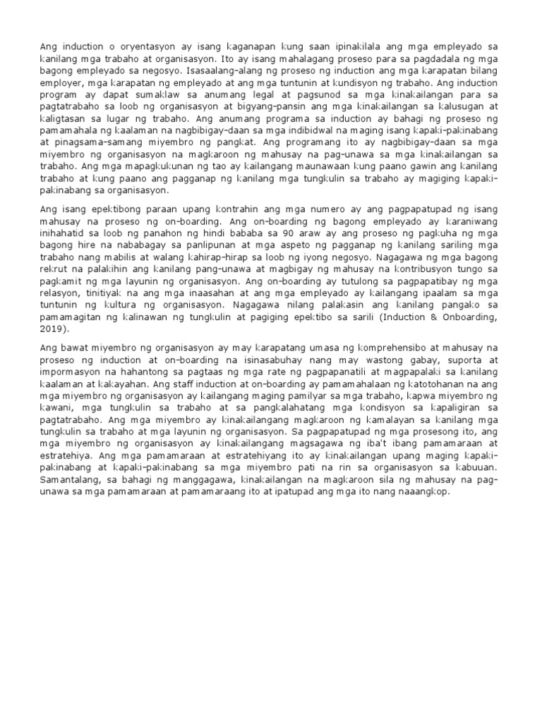 Tagalog Report | PDF